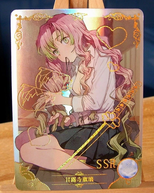 Mitsuri Kanroji Demon Slayer Carte Goddess Story Anime Waifu Card Ssr 0241