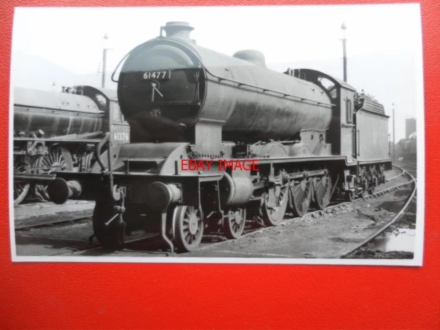 PHOTO LNER Class B16 Loco No 61477 On Shed At Colwick 13/5/56 £3.00 ...