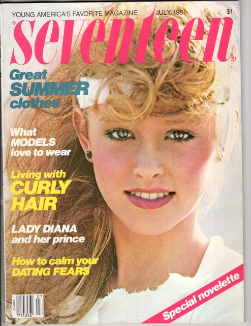 VINTAGE SEVENTEEN MAGAZINE July 1981 PRINCESS DIANA £38.89 - PicClick UK