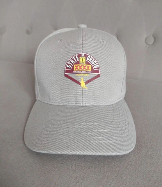 QUEENSLAND 'MAROONS' STATE of Origin Rugby League Baseball Cap.BNWOT ...