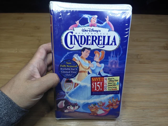CINDERELLA (VHS, 1995, Walt Disney Home Entertainment) NEW Sealed £52. ...