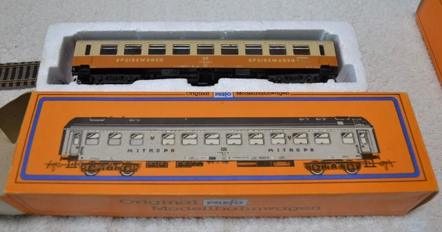 PREFO/SCHICHT/PIKO SPEISEWAGEN DR 515088-45021-5 beleuchtet in VP siehe ...