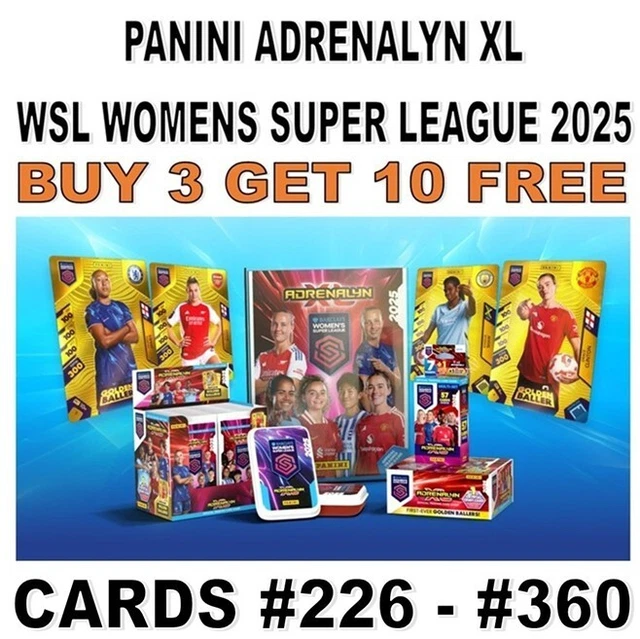 PANINI ADRENALYN XL Wsl Womens Super League 2025 24/25 - Cards #226 ...