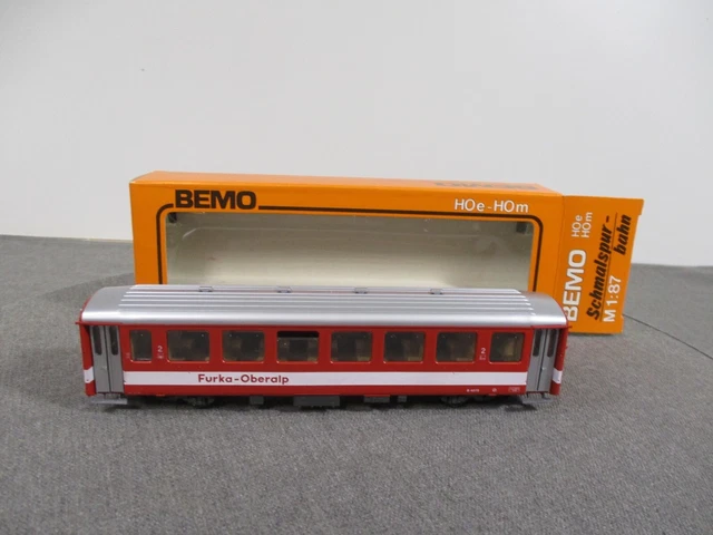 BEMO SPUR H0M 3259 Personenwagen Furka Oberalp 2. Klasse in OVP EUR 29 ...