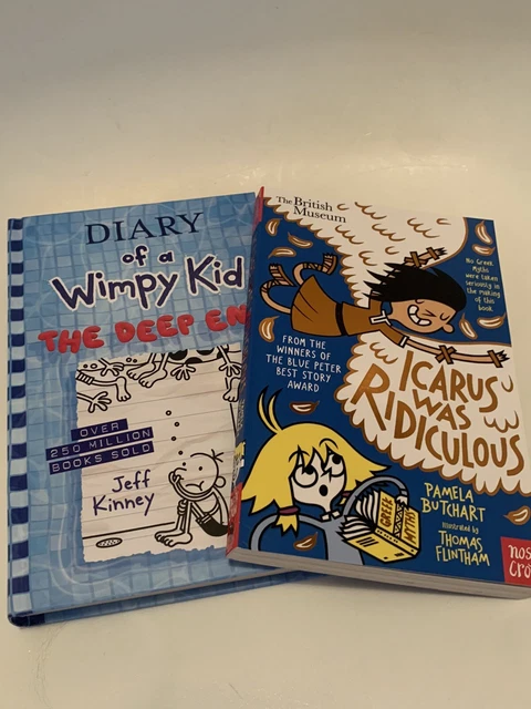 CHILDREN’S BOOK BUNDLE: Diary Of A Wimpy Kid (Jeff Kinney)+Icarus Was ...