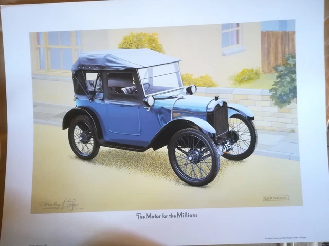 AUSTIN 7 CHUMMY Limited Edition Print With Certificate - Signed By ...