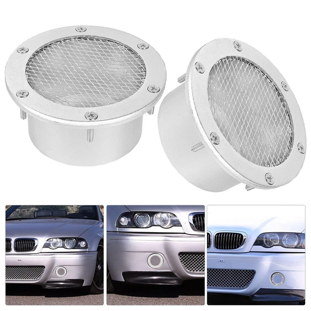 2X AIR DUCT Grille /Bumper Inlet Vents For Cold Air Intake & Brake Duct ...