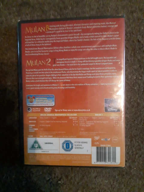 MULAN COLLECTION - Mulan Musical Masterpiece/ Mulan 2 (Box Set) (DVD ...
