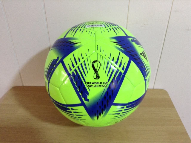ADIDAS FIFA WORLD Cup Qatar 2022 Al Rihla Club Soccer Ball Size 5 Blue ...