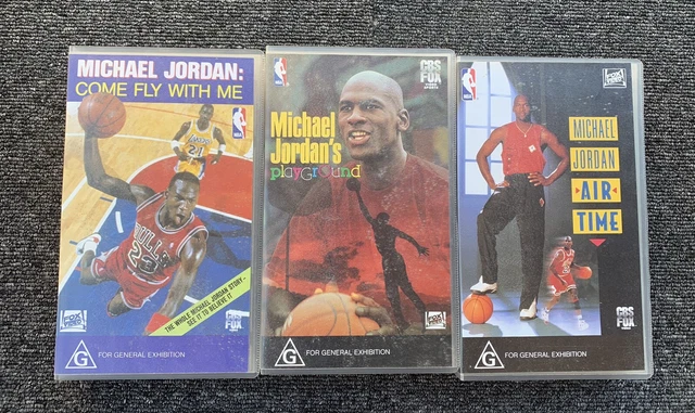 MICHAEL JORDAN NBA VHS Tapes Movies Lot x 3 Come Fly With Me Air Time ...