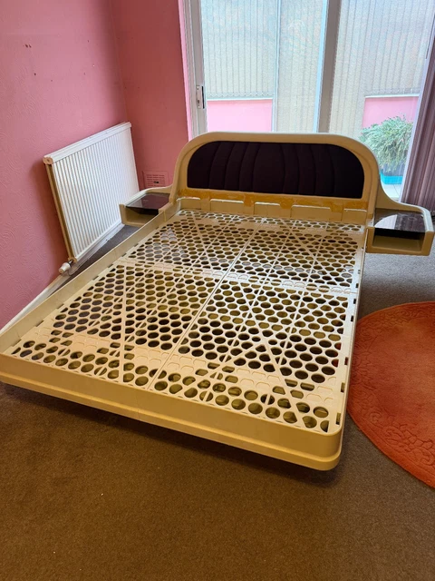 JAMES SECCOMBE 1970 Double Frame Bed Vintage Retro Space Age Mid ...