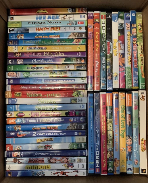 LOT OF 50 + Children Movie DVDs Titles Dreamwork Disney - LEGO Hero ...