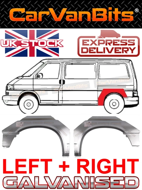 FOR VW TRANSPORTER T4 Swb 90-03 Rear Wheel Arch Wing Fender Pair Repair ...