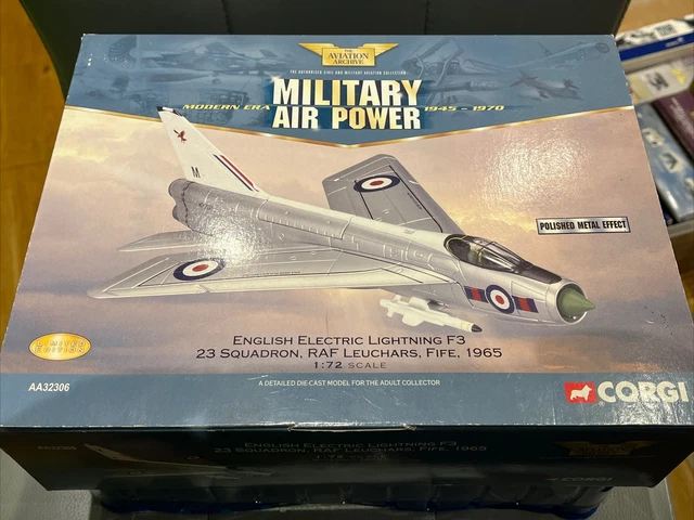 CORGI AVIATION ARCHIVE Aa32306 Ee Lightning F3 23 Sqd 1965 1:72 Scale ...