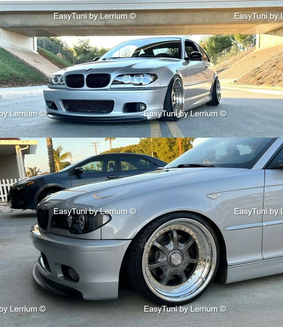 BMW E46 FRONT Lip Spoiler splitter MTech II Msport For 2Door 4Door ABS ...