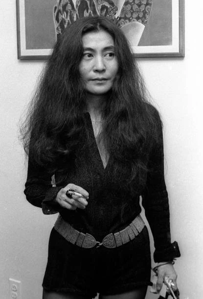 Musician Yoko Ono At The Opening Of David Croland Exhibit On 1973 Old Photo 10 Eur 654