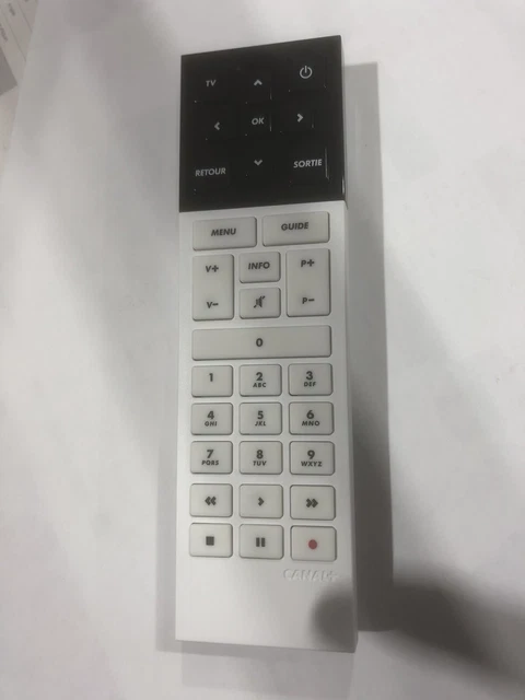 TÉLÉCOMMANDE DÉCODEUR CANAL Plus Cube G5 Et Cube S-Port Rapide-NEUVE ...