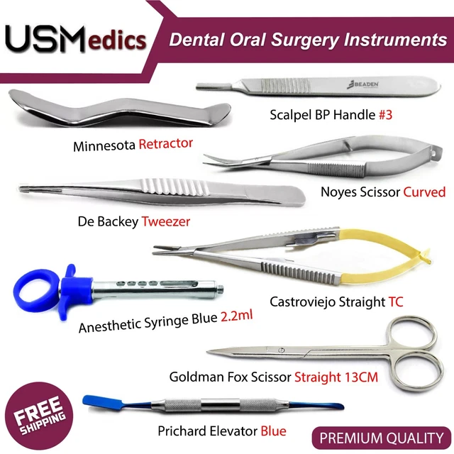 PERIOSTEAL ELEVATOR IMPLANTS Instruments Dental Auto Passive Syringes ...