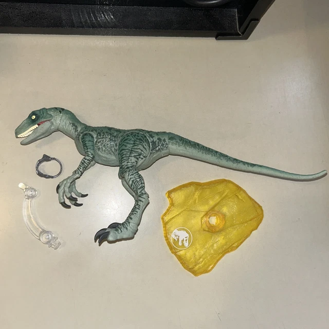 JURASSIC WORLD AMBER Collection Delta Velociraptor 6” Figure Mattel ...