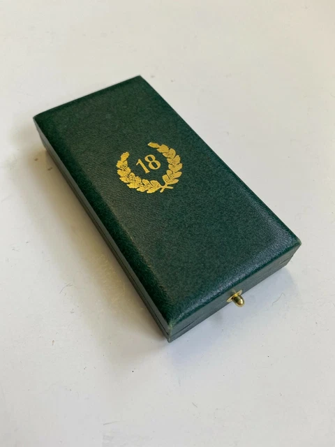 WWII GERMAN HEER Army 18 Year Long Service Cross award case box or etui ...