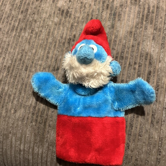 THE SMURFS PAPA SMURF Glove Hand Puppet ~ Vintage PEYO 1981 Coronet £3. ...