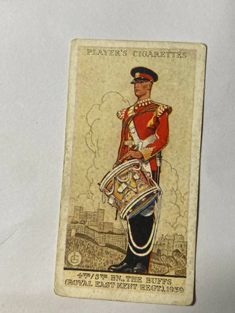 CIGARETTE CARD - Players Army Uniforms #45 The Buffs East Kent Regiment ...