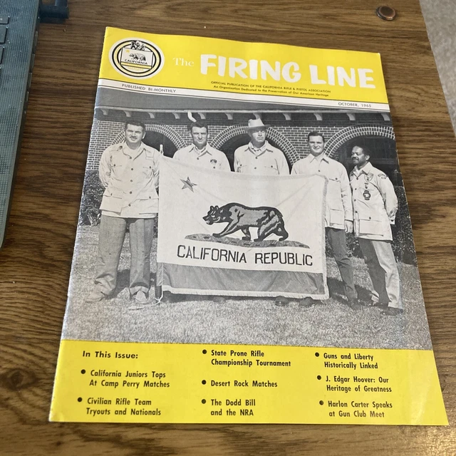 THE FIRING LINE, California Rifle and Pistol Assn Magazine October 1965 ...