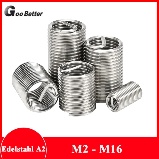 HELICOIL HELI-COIL M2 - M16 Gewindeeinsätze Gewindereparatur Edelstahl A2 V2A EUR 1,49 - PicClick DE
