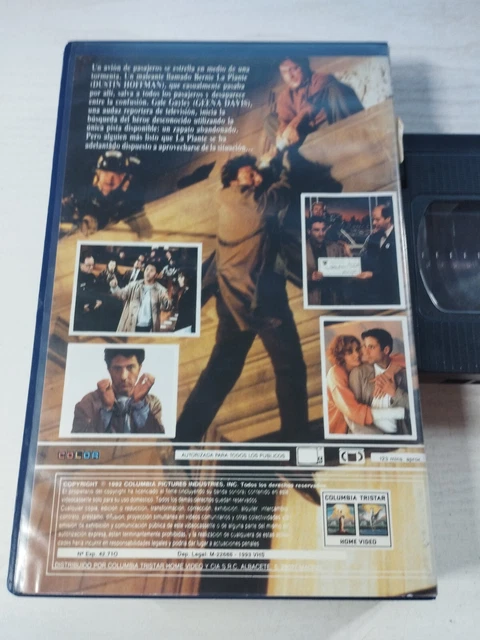HERO BY ACCIDENT Dustin Hoffman Geena Davis 1992 - VHS Tape Spanish $55 ...