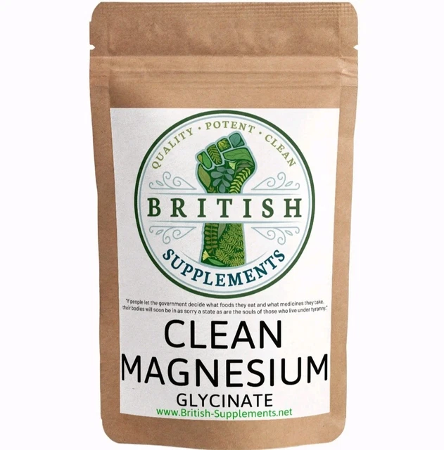 CLEAN GENUINE MAGNESIUM GLYCINATE 1 Month Supply £23.33 - PicClick UK