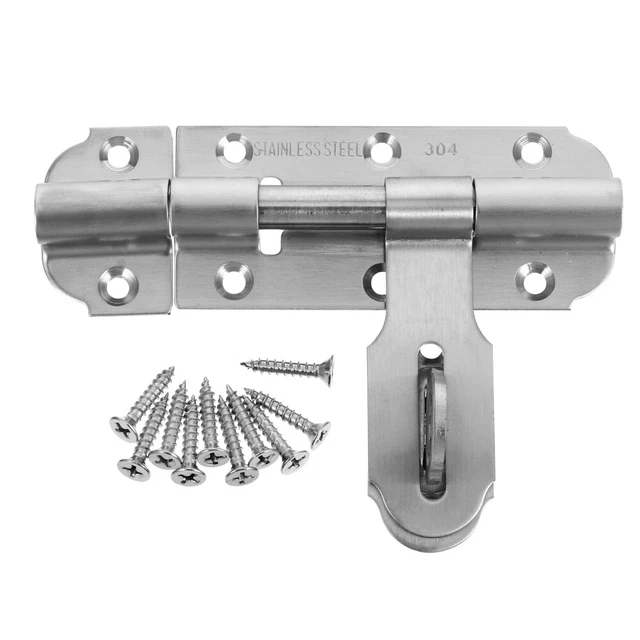 STAINLESS STEEL SLIDE Lock Safety Door Lock Bar Gate Latches $24.99 ...