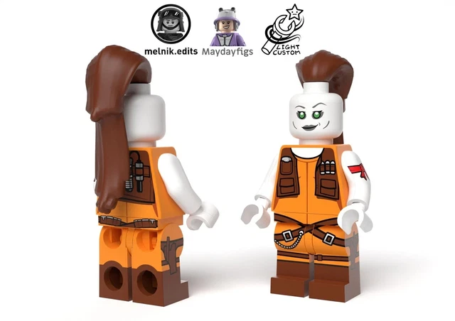 LIGHT CUSTOMS GCC LEGO Star Wars Aurra Sing Melnik MayDayFigs ...