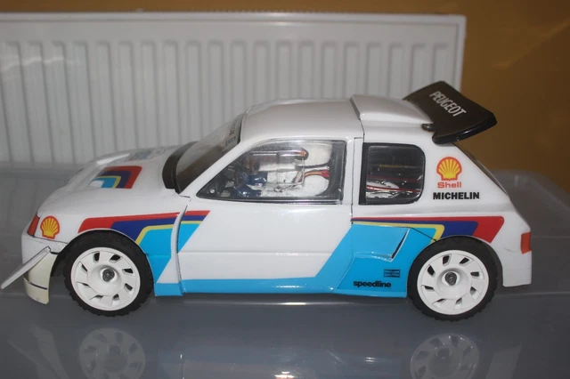 TAMIYA RC PEUGEOT 205 Turbo 16 1986 Shell Lombard Rally Car 1/10 (G) £ ...