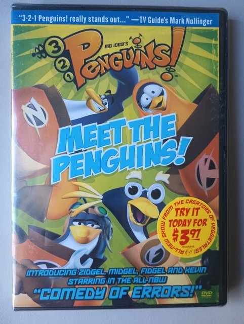 3 2 1 Penguins NEW Sealed DVD 2008 Big Idea's Meet Comedy Of Errors ...