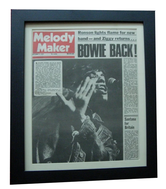 JIMI HENDRIX+JOE+MELODY MAKER 1973+Rare Original+Poster+Framed+Fast ...