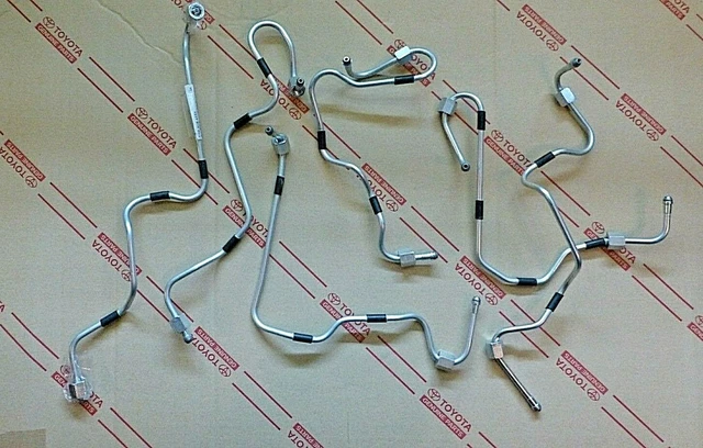 GENUINE TOYOTA LANDCRUISER 1HDT Injection Injector Pump Lines SET HDJ80 ...