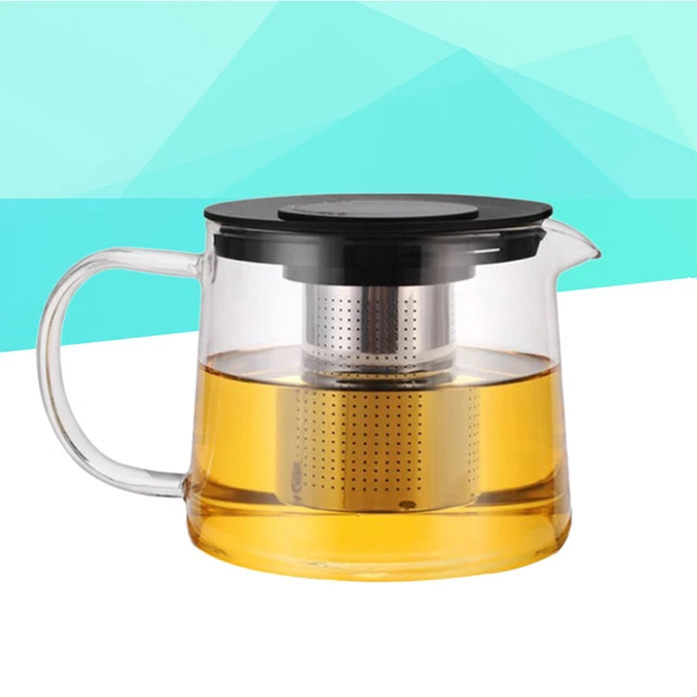 THÉIÈRE AVEC INFUSEUR Cuisinière Théière En Verre Thé Bouilloire Avec Infuseur EUR 28,99 ...