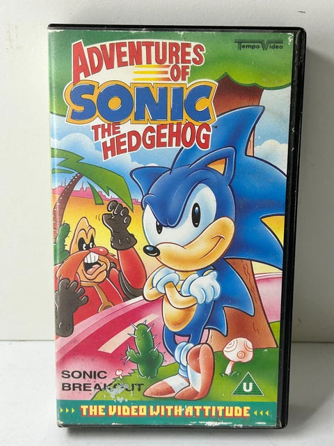 ADVENTURES OF SONIC The Hedgehog - Sonic Breakout on VHS Video Cassette ...