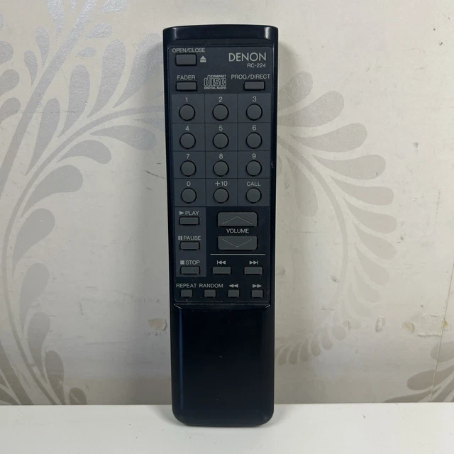 GENUINE DENON RC-224 Remote Control CD Player DCD-680 860 960 Tested ...