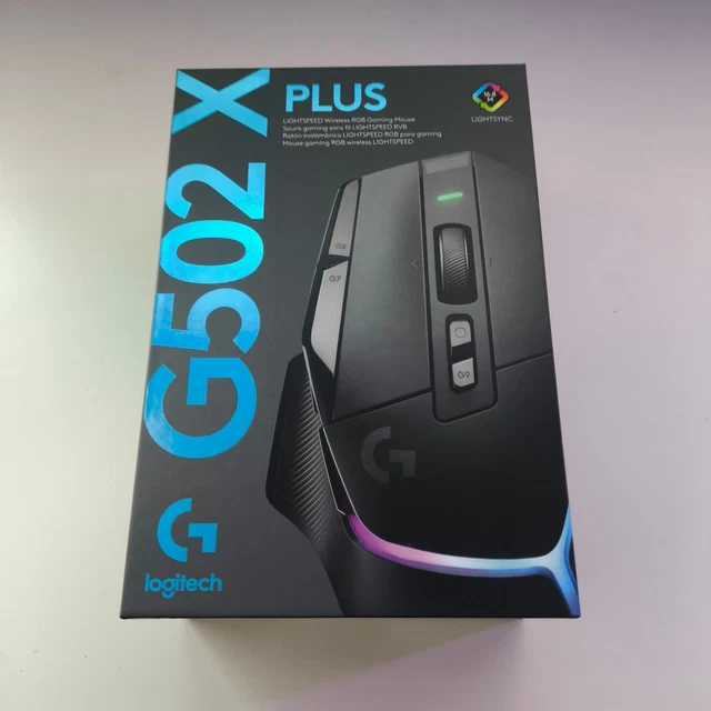 LOGITECH G502 X PLUS Wireless RGB Gaming Mouse - Black NEW BOXED £83.90 ...