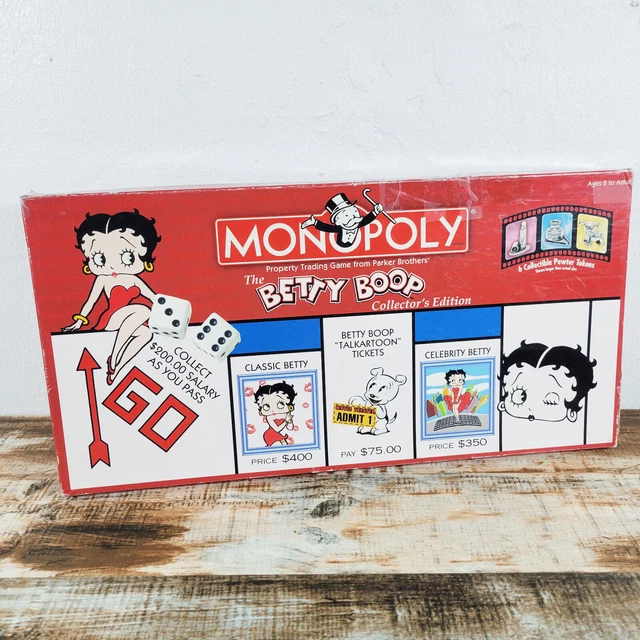 BETTY BOOP MONOPOLY Collectors Edition Board Game - 99% Complete £11.47 - PicClick UK
