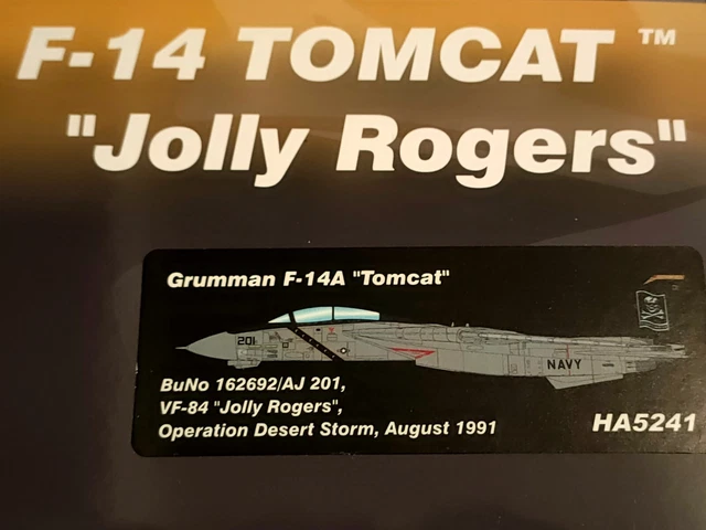 HOBBY MASTER 1:72 Grumman F-14A Tomcat AJ201 162692, VF-84 "Jolly ...