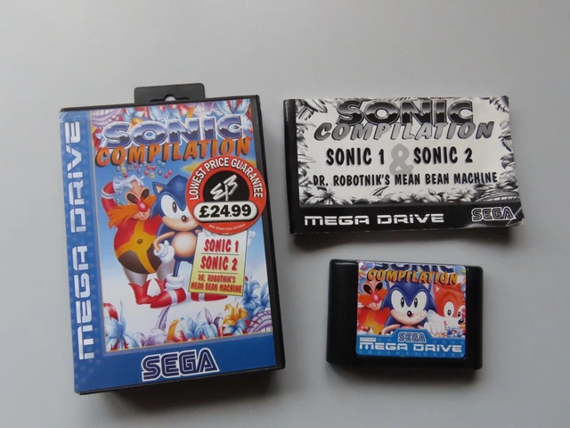 SEGA MEGA DRIVE Sonic the Hedgehog Compilation PAL Version, Retro Gaming £50.00 - PicClick UK