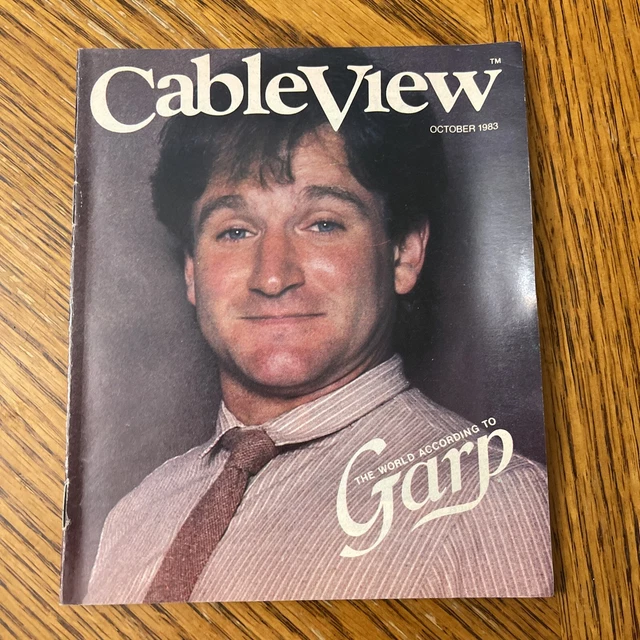 CABLEVIEW MAGAZINE OCTOBER 1983 Robin Williams Garp Cover First Blood ...