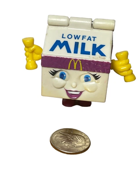 MCDONALDS MILLY LOW-FAT Milk Carton Changeable Transformer Happy Meal ...