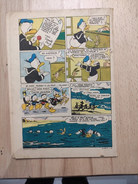 LES BELLES HISTOIRES WALT DISNEY -Série 1- n°41- DONALD sapeur pompier ...