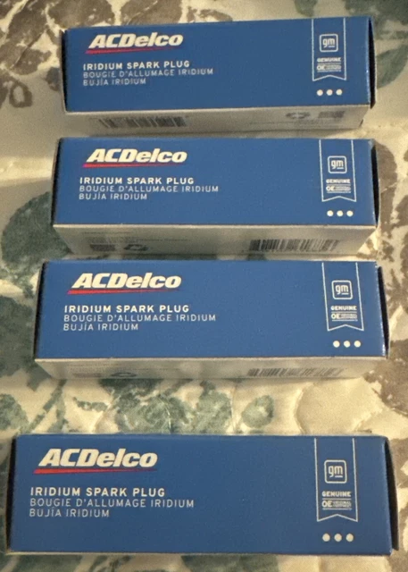 4 COUNT AC Delco 41-122 Iridium Spark Plugs 12681655 General Motors GM ...