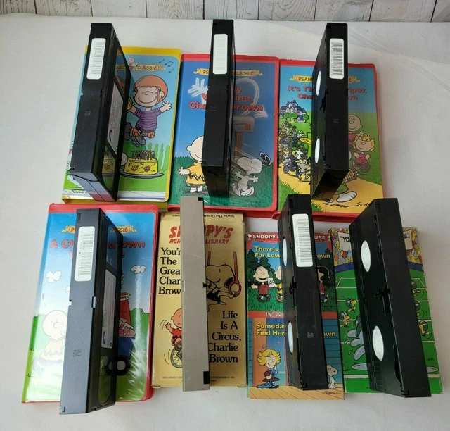 CHARLIE BROWN PEANUTS VHS Lot 7 Animated Classics Valentines, Birthday ...