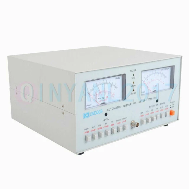 TDM-1911 AUTOMATIC DISTORTION Meter 0.01% - 30% Audio Distortion Meter ...