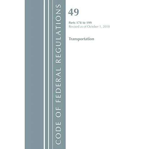 CODE OF FEDERAL Regulations, Title 49 Transportation 17 - Paperback ...